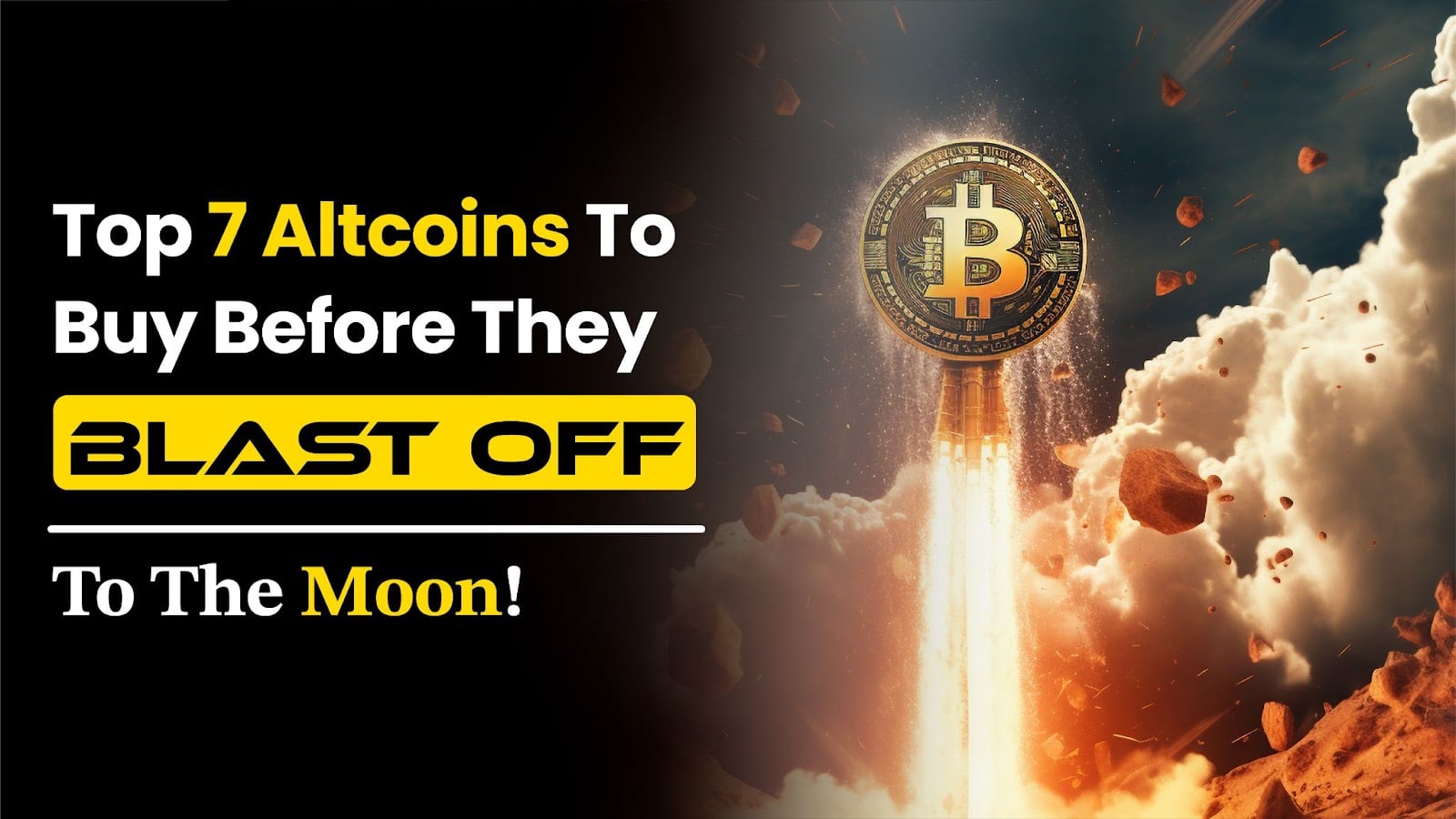 Top 7 Altcoins to Buy Before They Blast Off: To The Moon! (100X Moonshot)