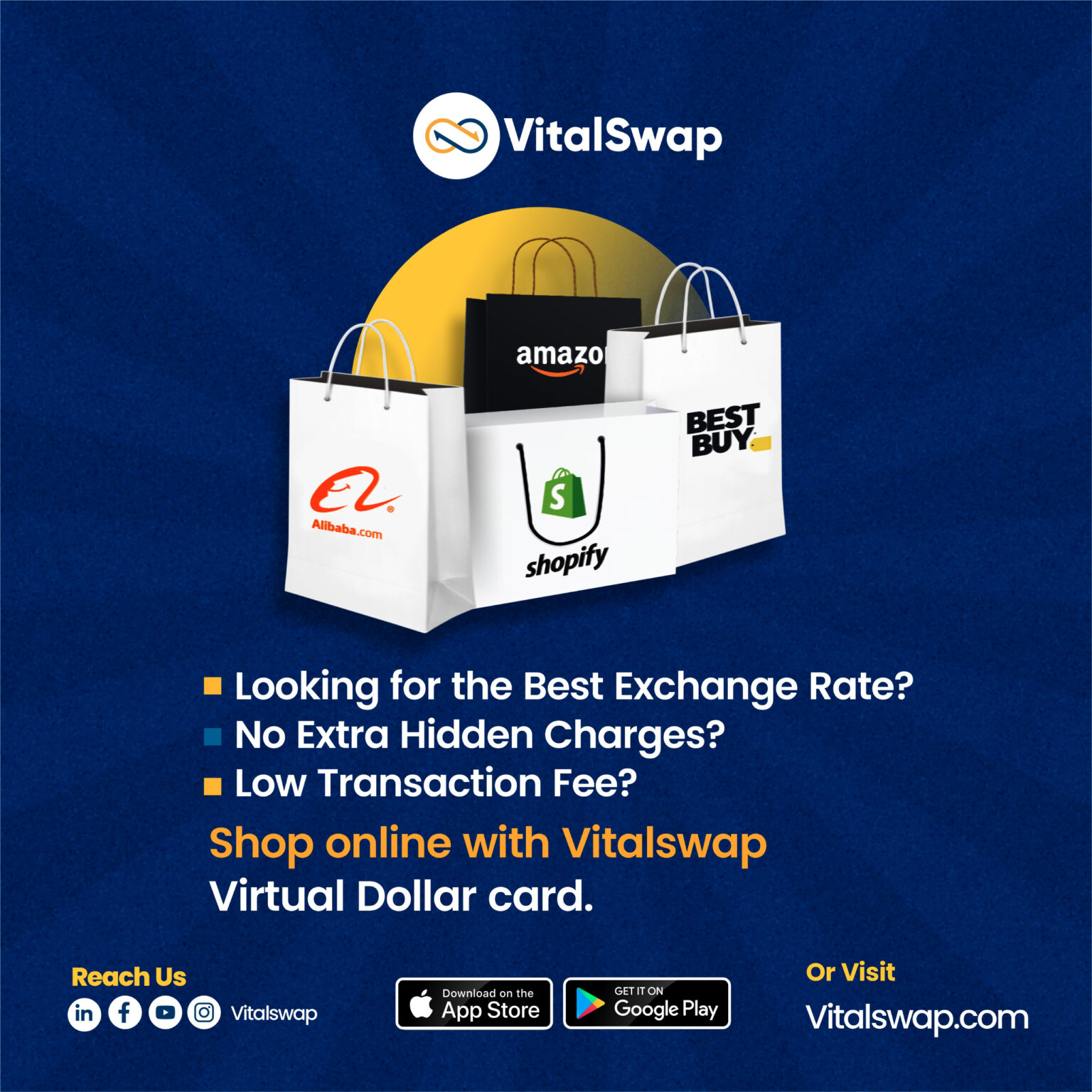 VitalSwap Goes Live With A Virtual Dollar Card That Works On All ...