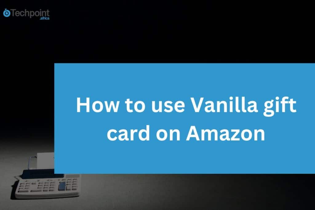 How to use Vanilla gift card on Amazon