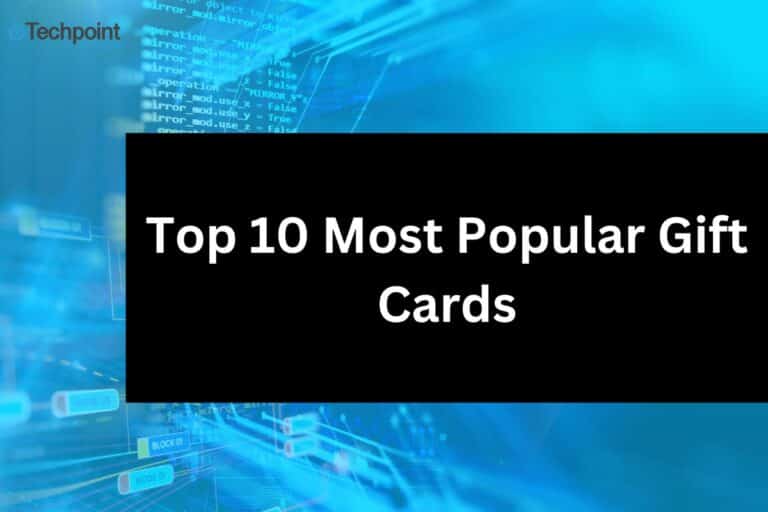 Top 10 most popular gift cards Top 10 most popular gift cards