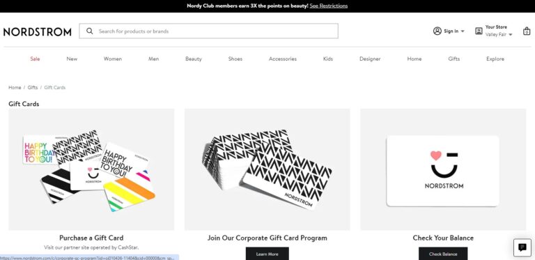 Best way to check your Nordstrom gift card balance easily