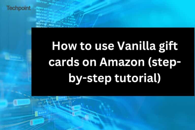 How to use Vanilla gift cards on Amazon (step-by-step tutorial)