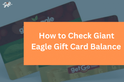 How to check your Giant Eagle gift card balance