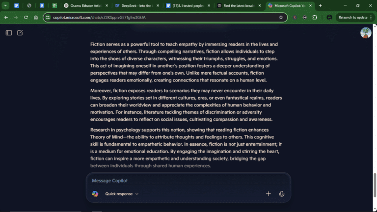 I tested Perplexity vs Copilot with 10 prompts for different use cases ...