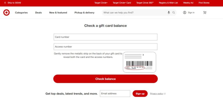 Quick and easy ways to check the balance on a Target gift card