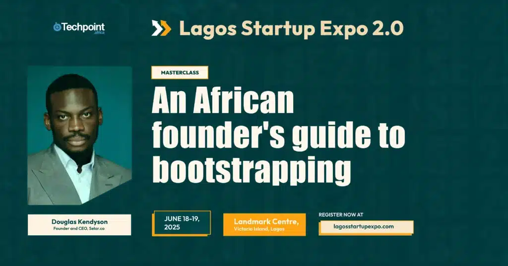 Douglas Kendyson, founder of Selar, to teach founders how to bootstrap successfully at Lagos ...
