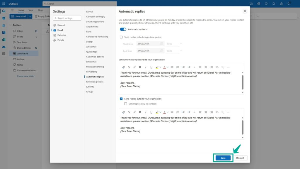 How to set Out of Office in Outlook app (Mobile + Desktop guide)